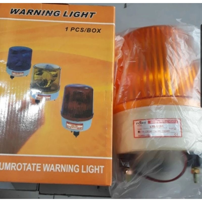 Jual Warning Light Rotary LTE-1161 6 INCHvoltase 4 12VDC -24 VDC-220 ...