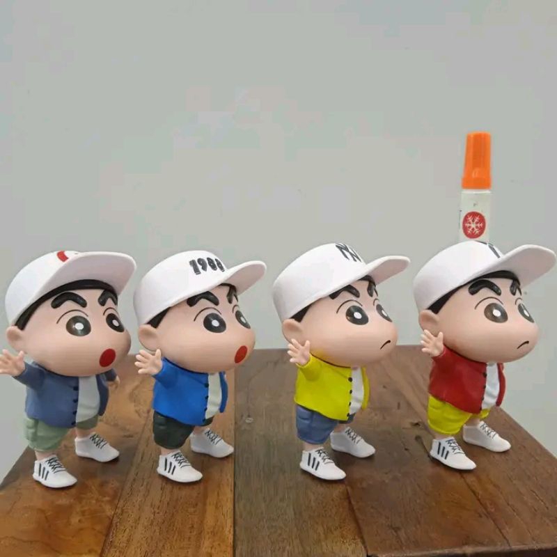 Jual mainan Crayon shinchan sinchan shinnosuke cake topiStatueDetail ...