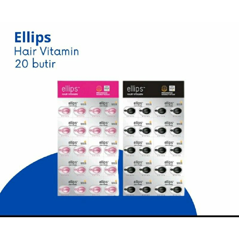 Jual ELLIPS HAIR VITAMIN RAMBUT ISI 20 PCS | Shopee Indonesia
