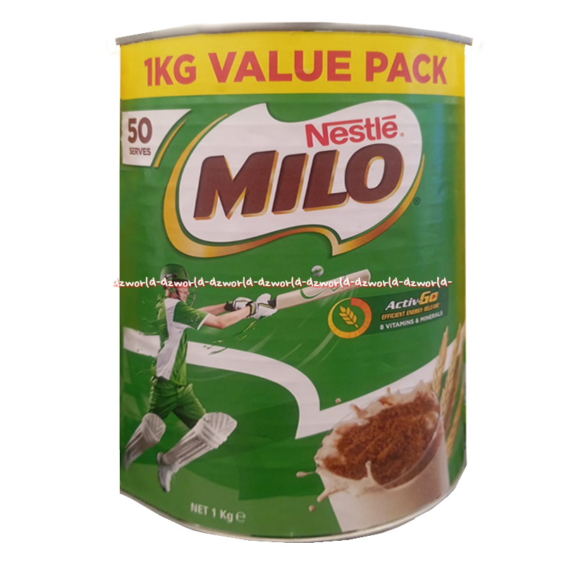 Jual Nestle Milo Kaleng 1kg Value Pack Minuman Serbuk Cokelat Dengan ...