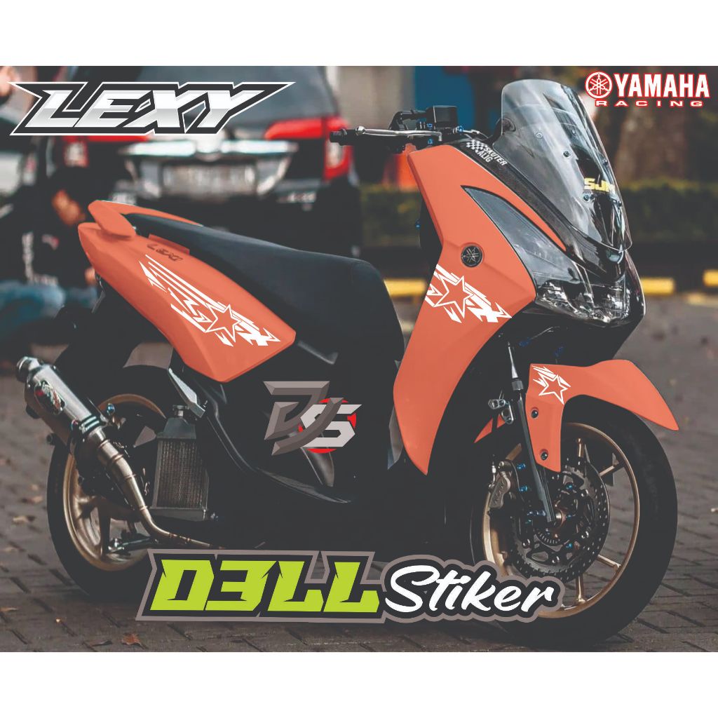 Jual STIKER STRIPING MOTOR YAMAHA LEXI MODEL STAR STIKER LEXI | Shopee ...