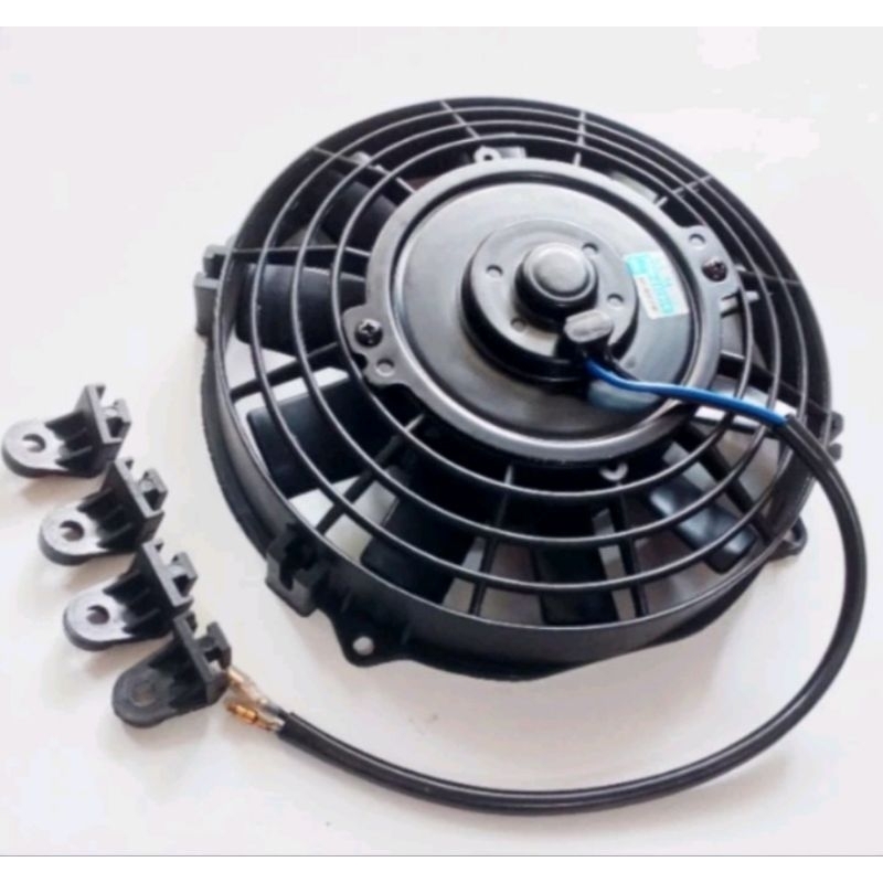 Jual EXTRA FAN (TIUP) AC MOBIL UNIVERSAL 8 INCHI 12V 80 WATT PLASTIK ...