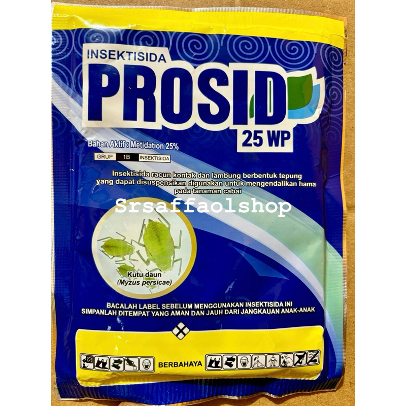 Jual Insektisida PROSID 25 WP Pembasmi Ulat Kemasan 100 gr | Shopee ...