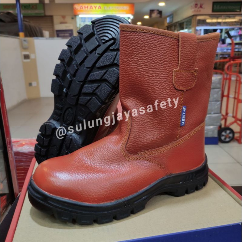 Jual Sepatu Safety Kent Borneo 78460 Coklat Original 100% - Safety ...