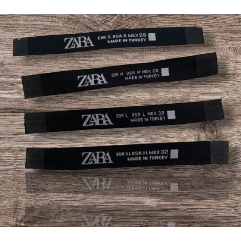 Jual WOVEN RAJUT ZARA PREMIUM / TAG ZARA (300 pcs) | Shopee Indonesia