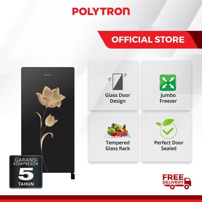 Jual KULKAS POLYTRON FREEZER JUMBO POLYTRON BELLEZA 1 PINTU PRA 18MNX ...