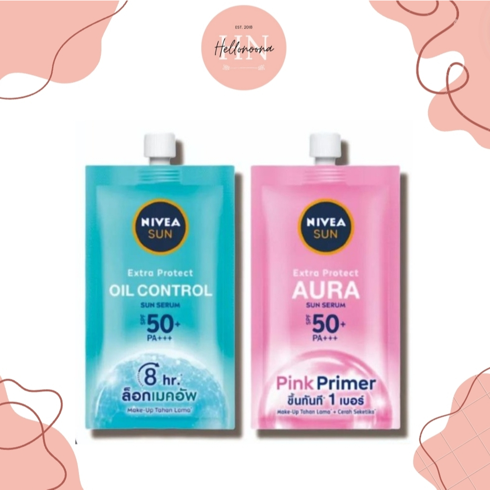 Jual NIVEA - Extra Protect Sun Serum SPF50+ PA+++ Sachet 7ml | Shopee ...