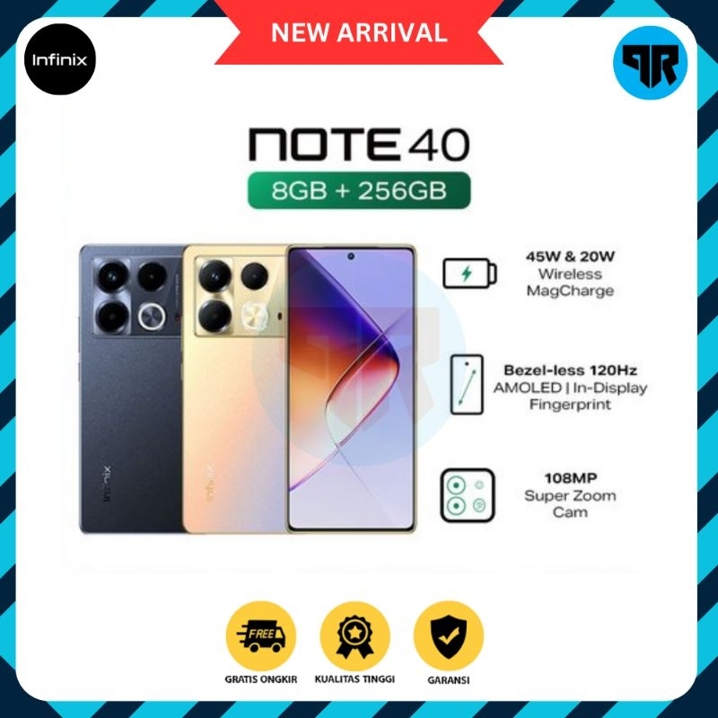 Jual Infinix Note 40 NFC 8/256GB 8/256 GB | 120Hz AMOLED 45W & 20W ...