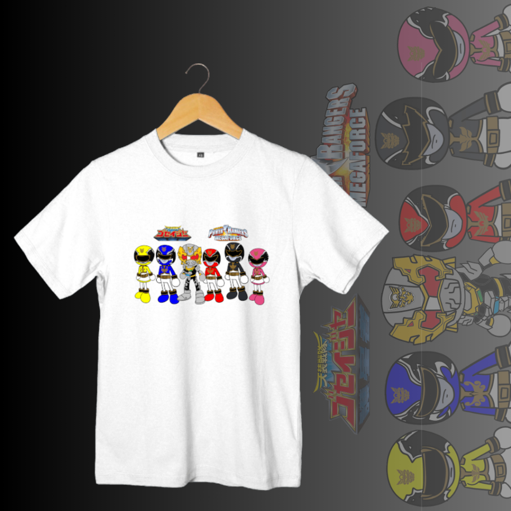 Jual Kaos Goseiger Kaos Megaforce Kaos Power Rangers Kaos Tensou Sentai ...