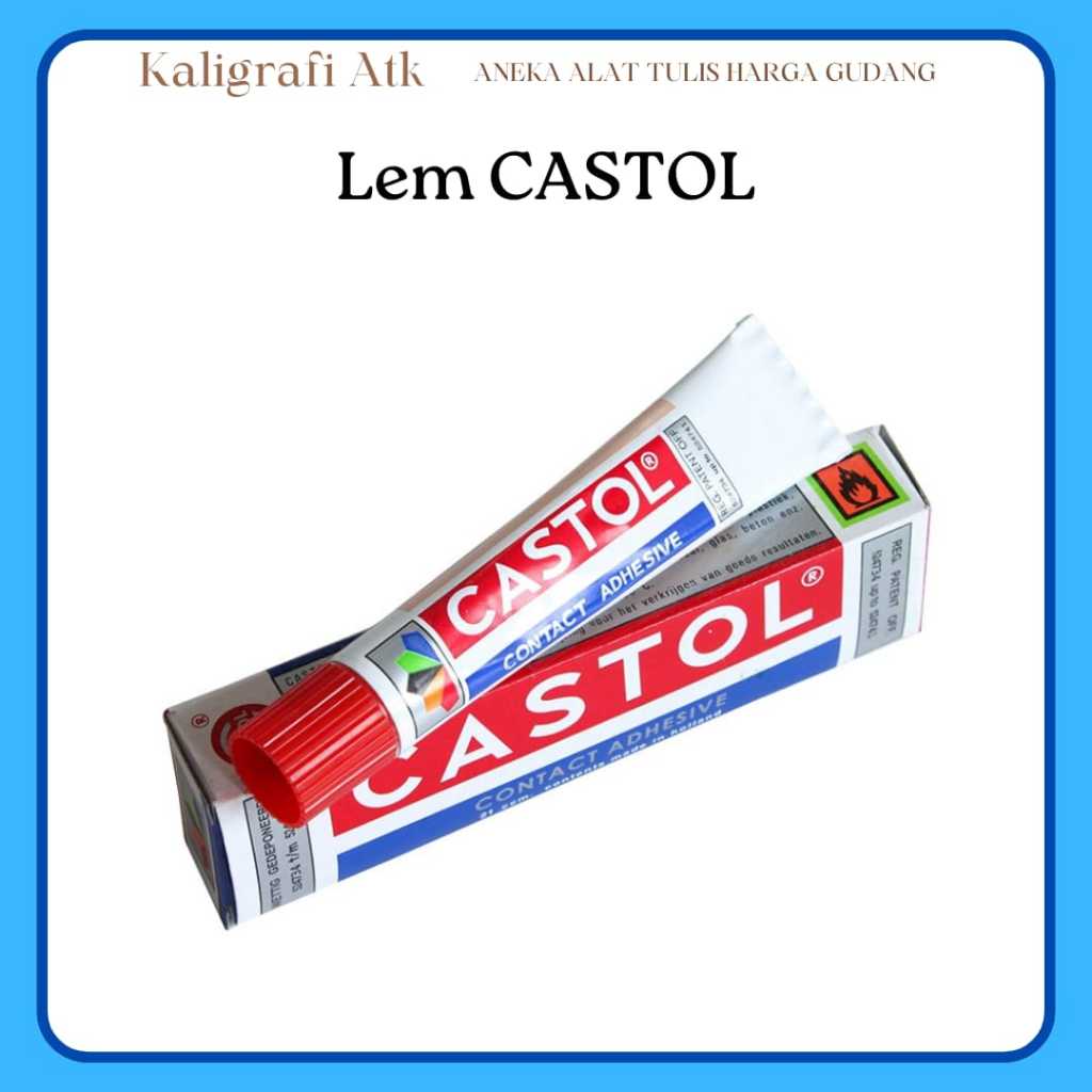 Jual Lem Castol Tanggung dan besar original | Shopee Indonesia
