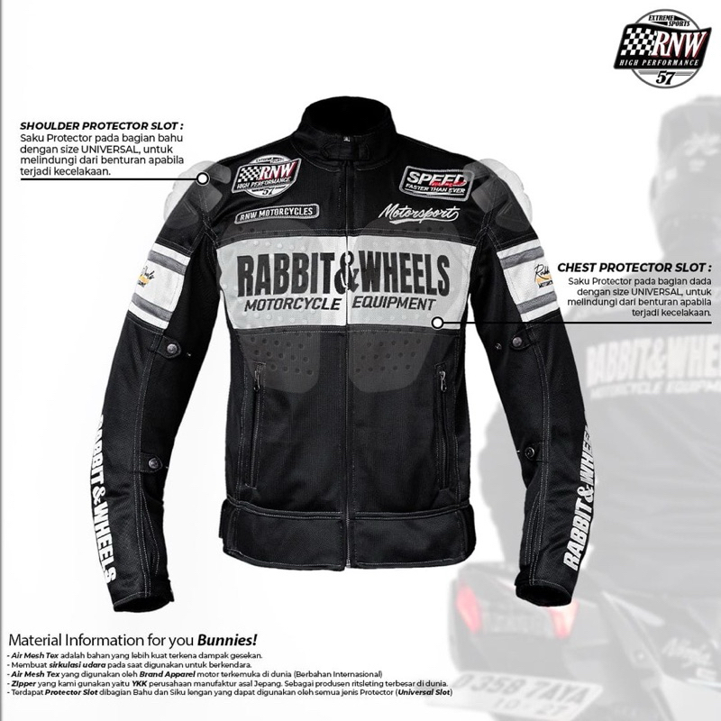 Jual Rabbit and Wheels RNW New Combo Black original | Shopee Indonesia