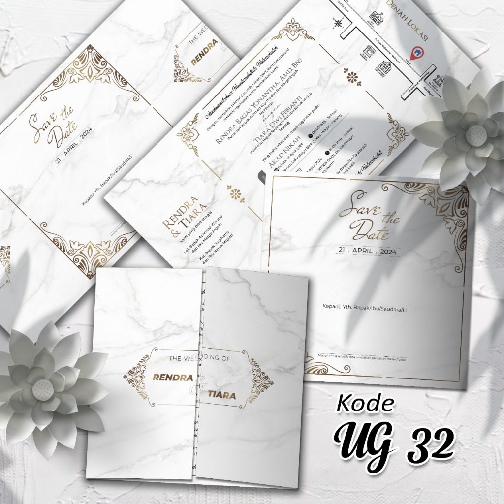 Jual Undangan Pernikahan Glosy, Full Colour Mengkilap, Undangan Premium ...
