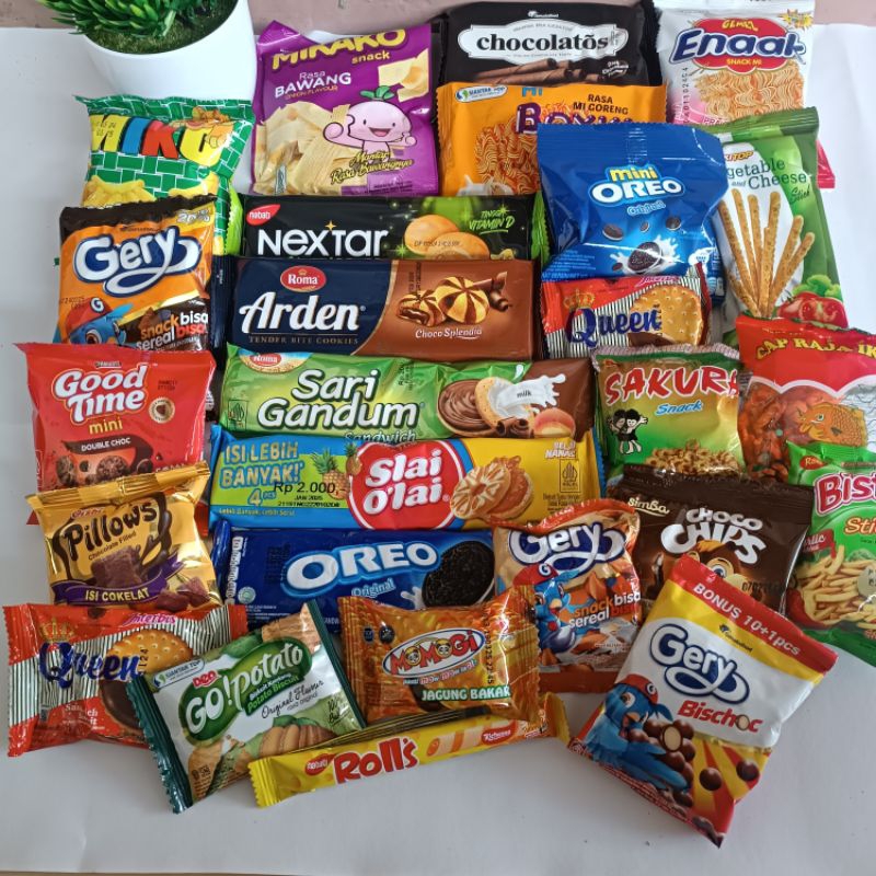 Jual PAKET SNACK MURAH 10.000an | Shopee Indonesia