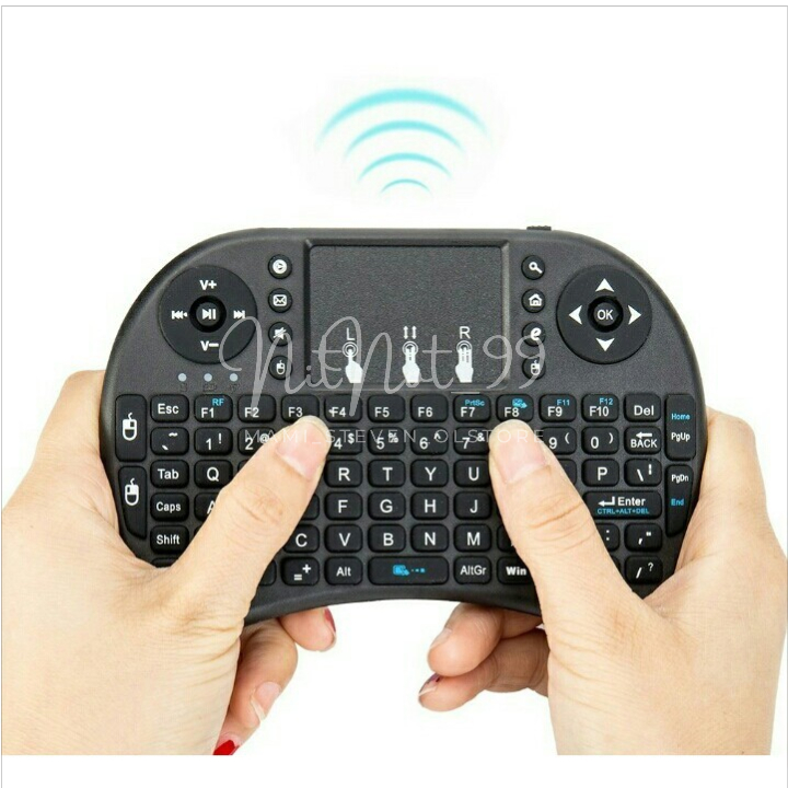 Jual Keyboard Mini Led Wireless Touchpad Mouse 2.4G | Shopee Indonesia