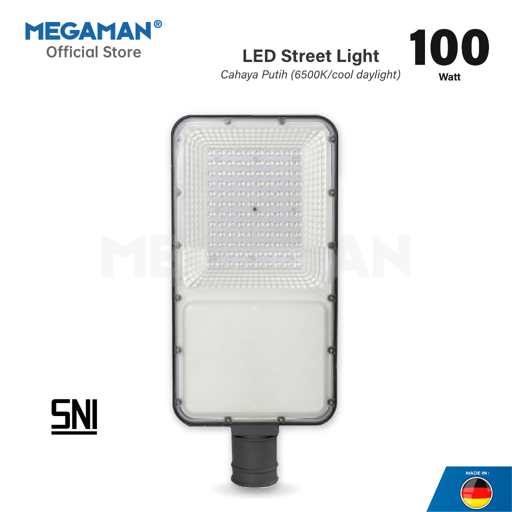 Jual Lampu Jalan LED Streetlight MEGAMAN ZDL1128 60W/80W/100W 85-265V ...
