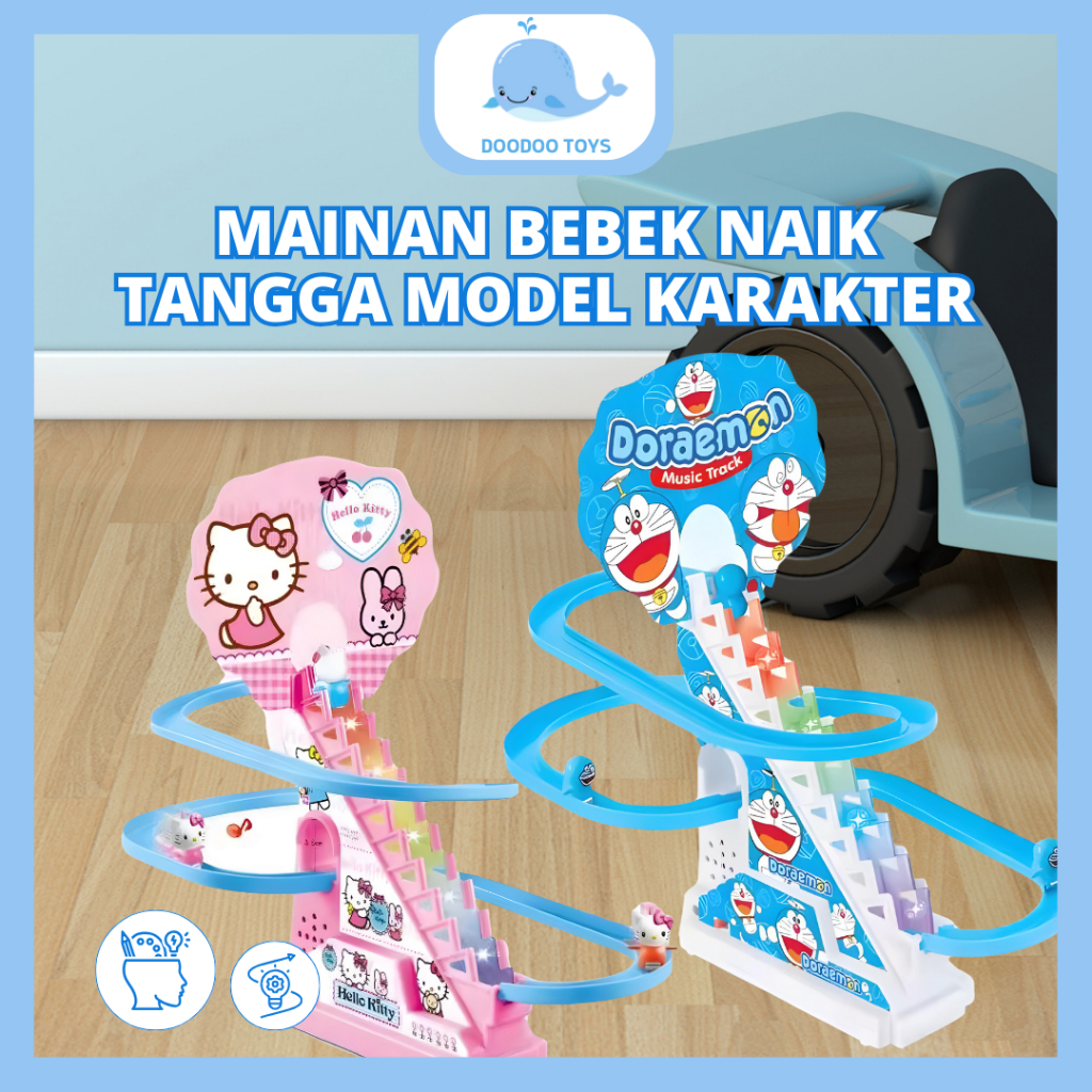 Jual MAINAN NAIK TANGGA - MAINAN MUSIK ANAK - TRACK HELLO KITTY/MICKEY ...