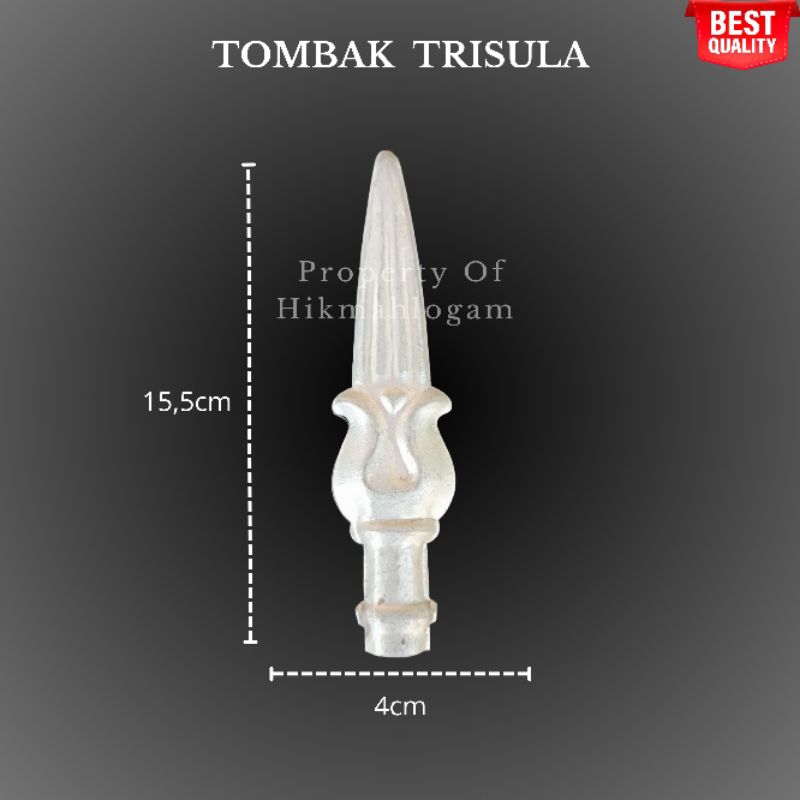 Jual Ornamen Pagar Tombak Trisula Besi Plat | Aksesoris Pagar Tralis ...