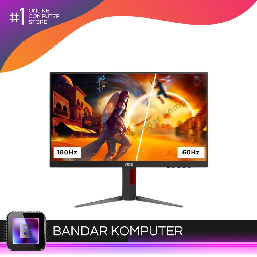 Jual MONITOR AOC 27G4 Gaming Monitor 27" IPS 180Hz 1ms AdaptiveSync ...