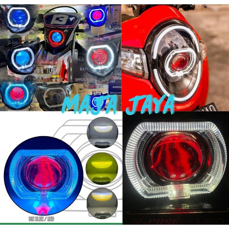 Jual LAMPU BILED DYMAKER PROJI BILED FRAME SHIROUD 4 INCH MOTOR CUSTOM ...