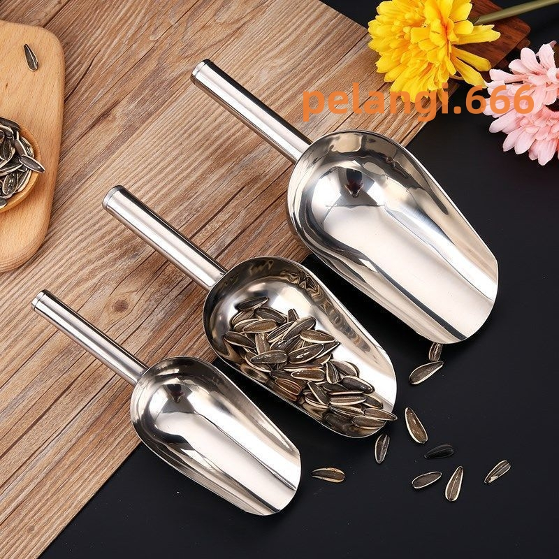 Jual Sendok Skop Es Batu Stainless Tebal 8,9,10,11 inch / Sekop Es ...