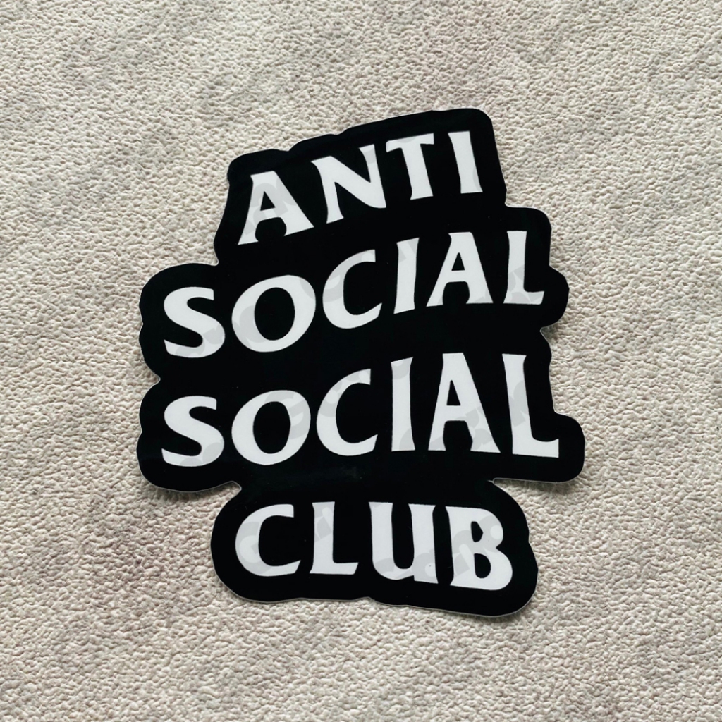 Jual Stiker Sticker ASSC Stiker Brand Anti Social Social Club Sticker ...