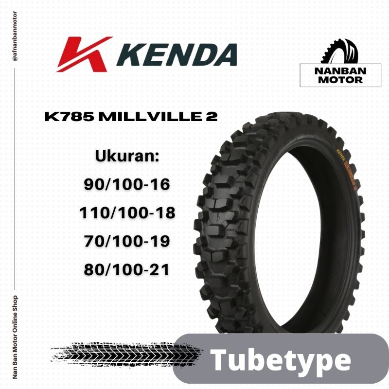 Jual BAN MOTOR KENDA K785 UKURAN 90/100-17, 90/100-16, 110/100-18, 70/ ...