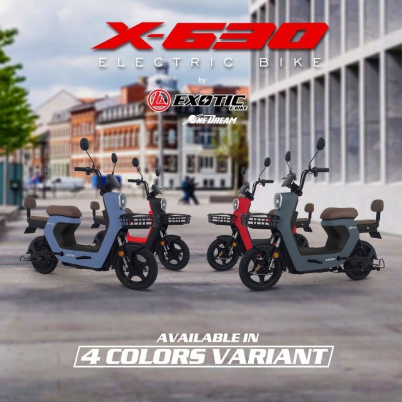 Jual Sepeda Listrik Exotic X630 500 Watt by Pacific | Shopee Indonesia