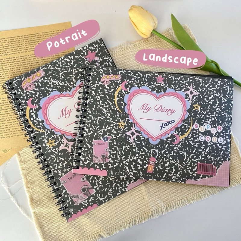 Jual Scrapbook Landscape Hitam dan Coklat Album Foto Polos | Shopee ...