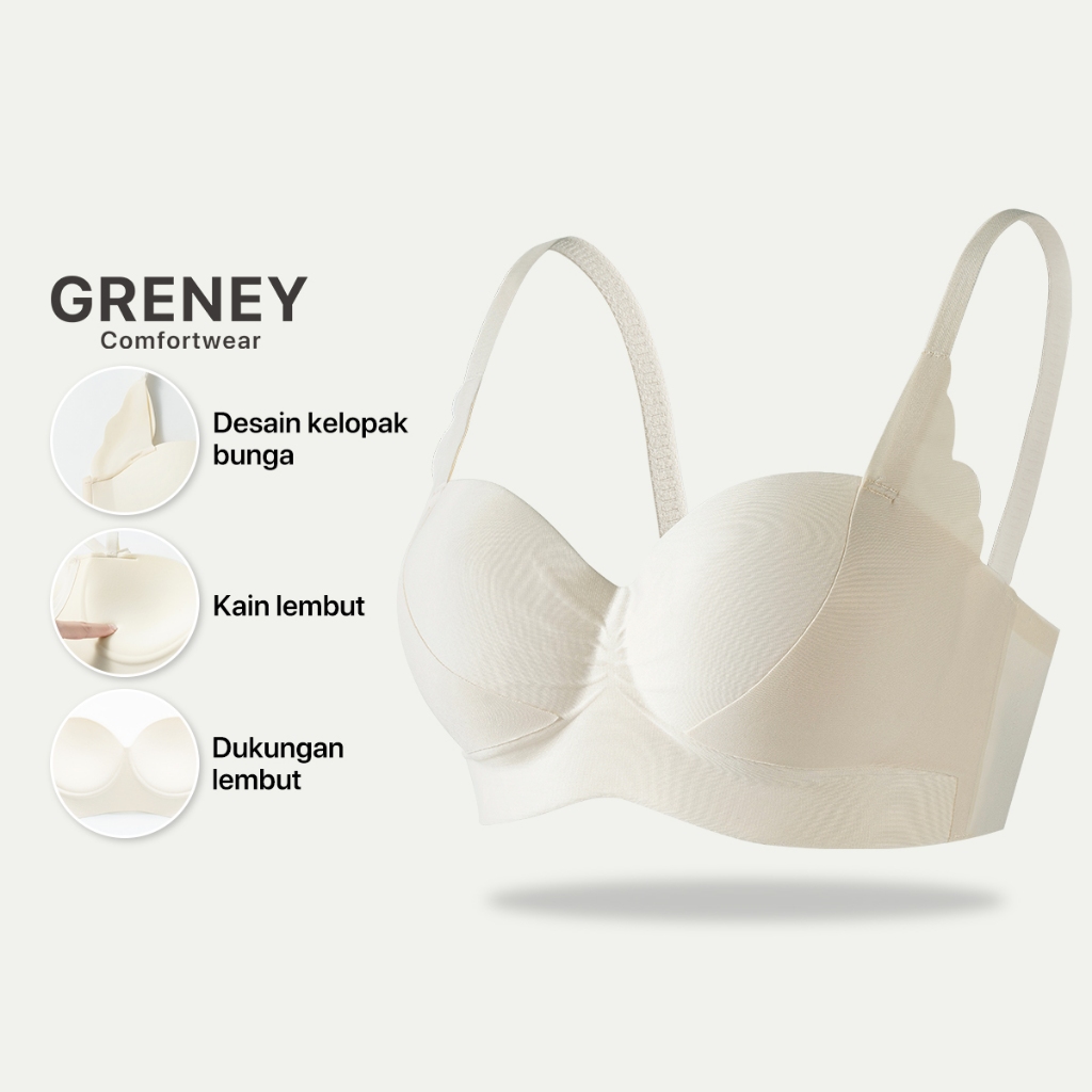 Jual GRENEY-Gbras-Bra Menfokuskan Anti kendur Cup Bulat 3D Desain ...