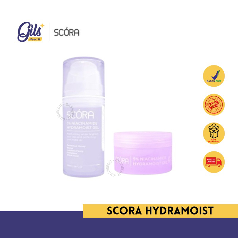 Jual Scora 5% Niacinamide Hydramoist • Moisturizer Gel • Moist ...