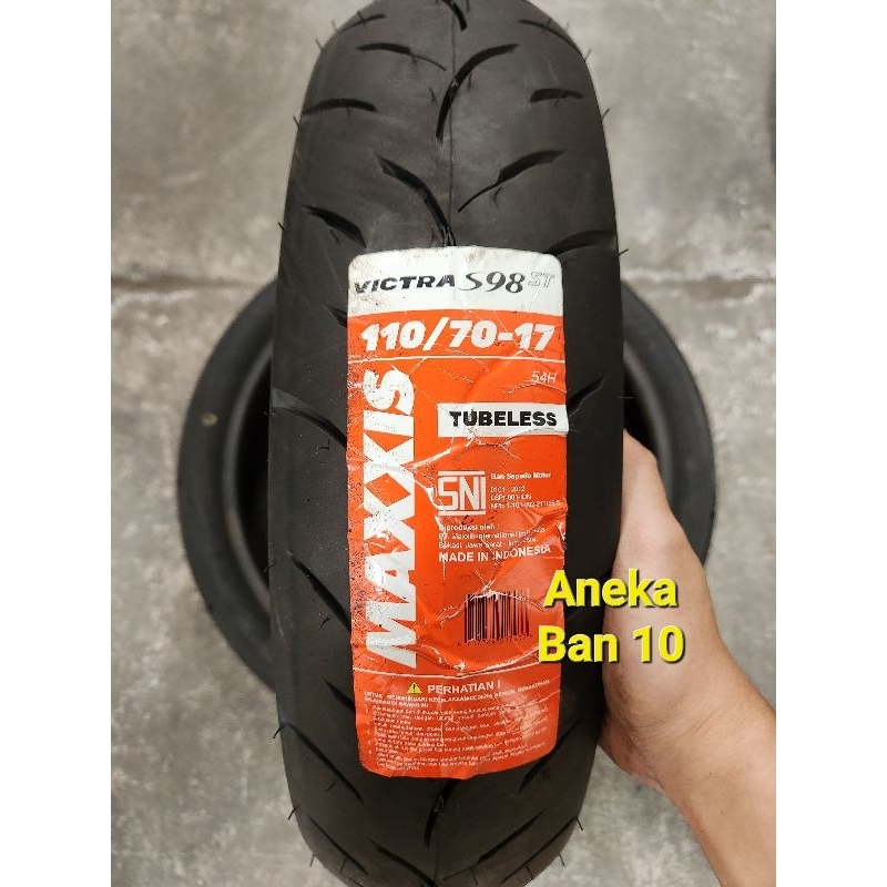 Jual Ban Maxxis 110/70-17 Victra S98ST Tubeless | Shopee Indonesia