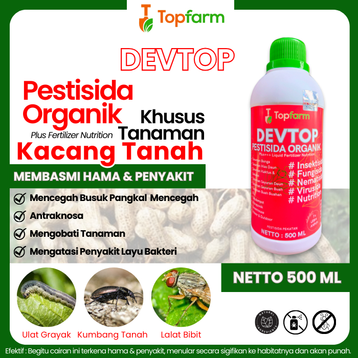 Jual Obat Jamur Kacang Tanah / Obat Tanaman Kacang Tanah / Obat Hama ...