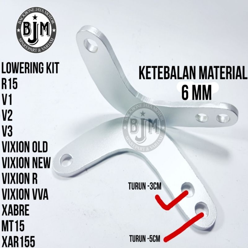 Jual Conrod Lowering Kit Pemendek R15 V3 V2 V1 Vixion Old New R Vva Nvl ...