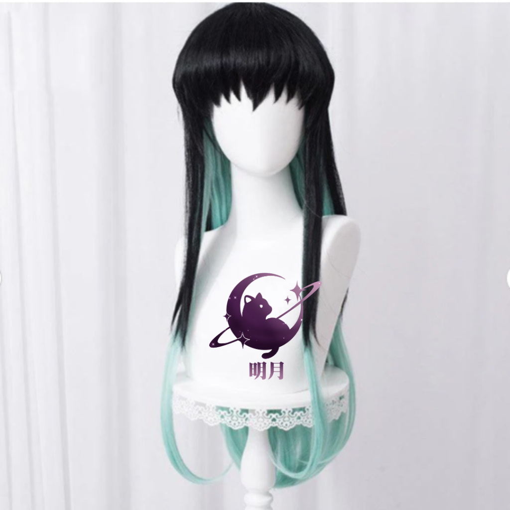 Jual [Mingyue] Wig Cosplay Muichiro Tokito Kimetsu No Yaiba | Shopee ...