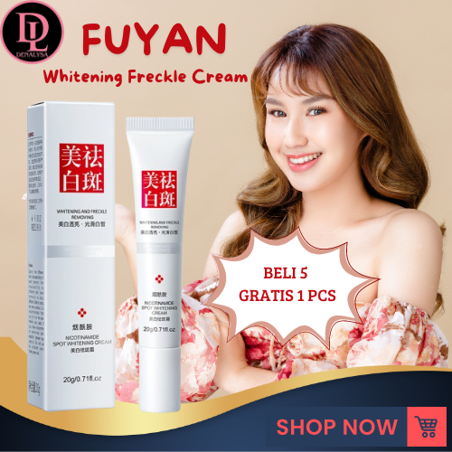 Jual FUYAN WHITENING CREAM Fu Yan Whitening Freckle Krim Remove Dark ...