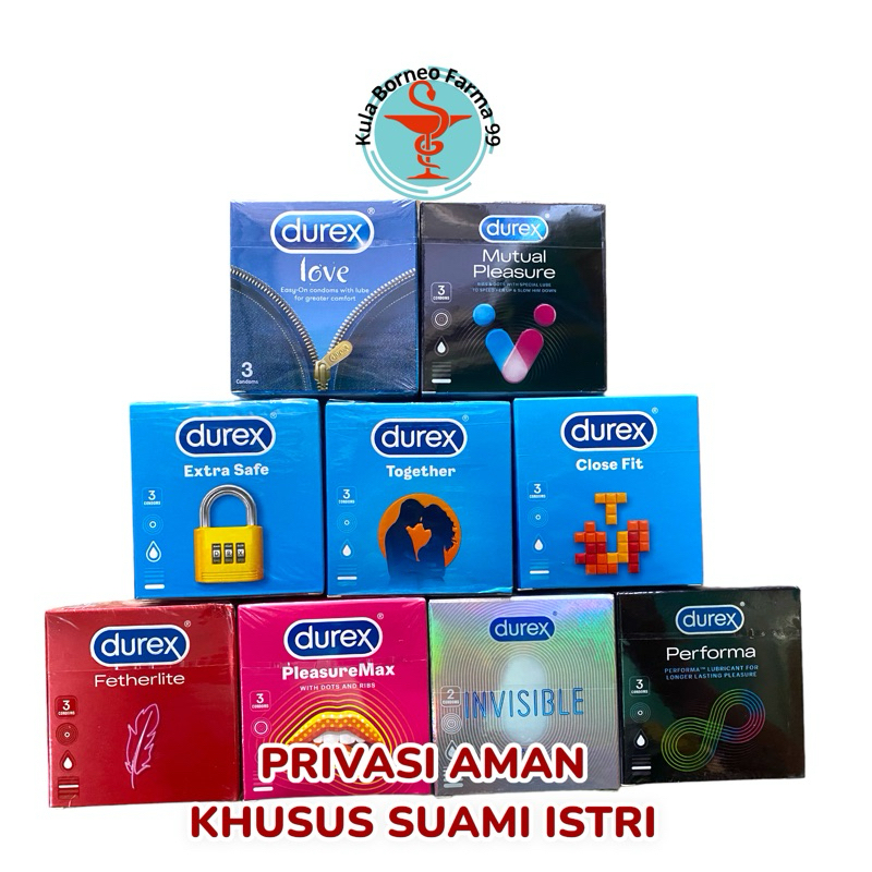 Jual Durex Ekstra Safe, Close fit, Performa, Invisible, Love, Pleasuremax, Fetherlite | Shopee ...
