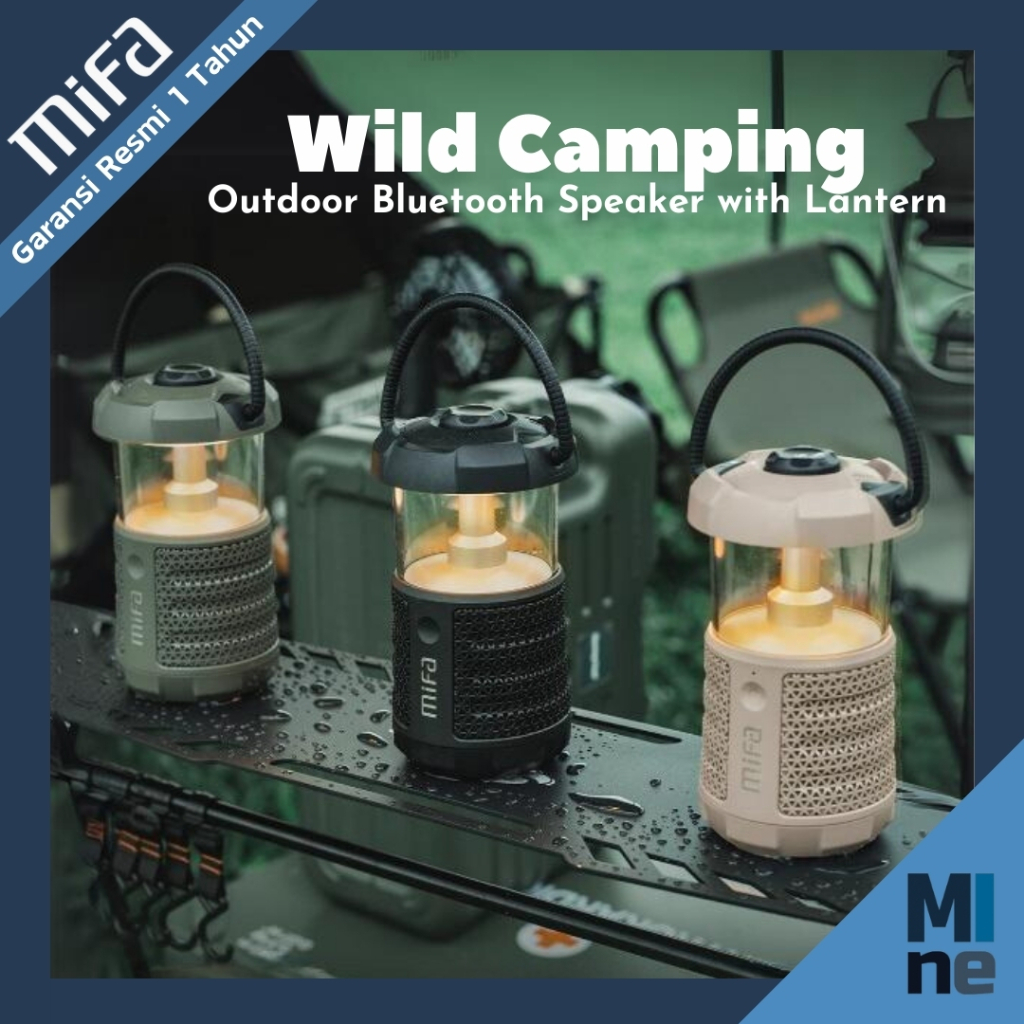 Jual Mifa Wild Camping Outdoor Bluetooth 5.3 TWS Speaker with Lantern ...