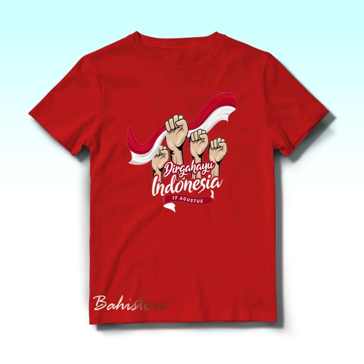Jual Baju anak Dewasa Hut kemerdekaan republik indonesia 17 agustus 1945 Kaos hari Kemerdekaan ...