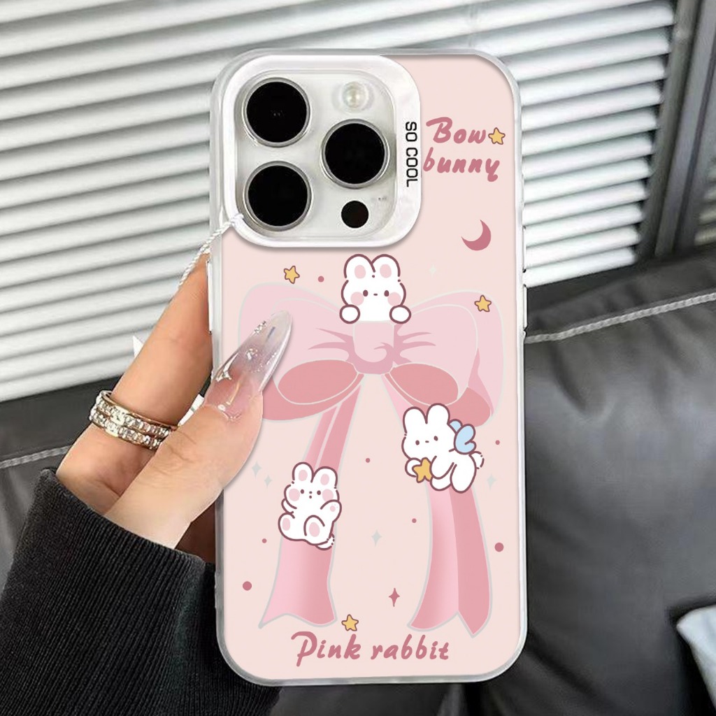 Jual New! Pinky Rabbit Premium Matte Hard Hologram Case Aesthetic ...