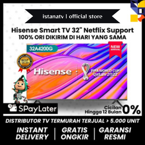 Jual Hisense Android TV 32 Inch Android 11 Bezelless Design Voice ...