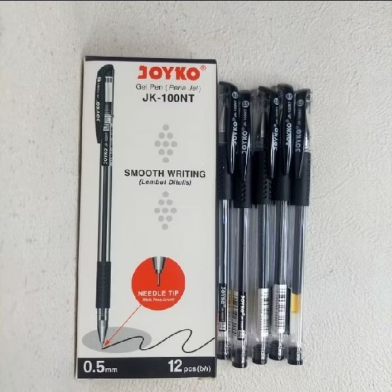 Jual Pulpen Joyko gel 0.5mm JK-100NT / 12pcs | Shopee Indonesia