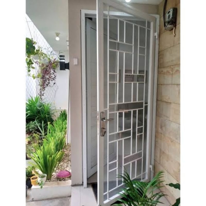 Jual Tralis Pintu/Pintu Ram Nyamuk( Terpasang) | Shopee Indonesia