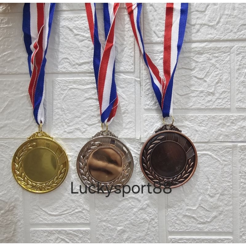 Jual mendali penghargaan METAL tali 3warna 1 pcs | Shopee Indonesia