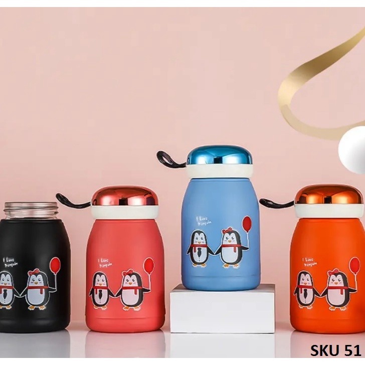 Jual Botol Minum Anak Kaca Tumblr Model Pinguin Linglong Penguin Cup 380ml | Shopee Indonesia