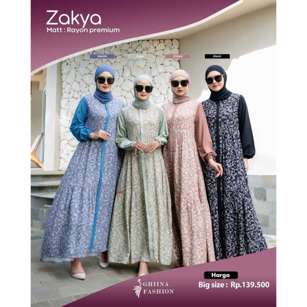 Jual ZAKYA DRESS by ghiina fashion | Shopee Indonesia