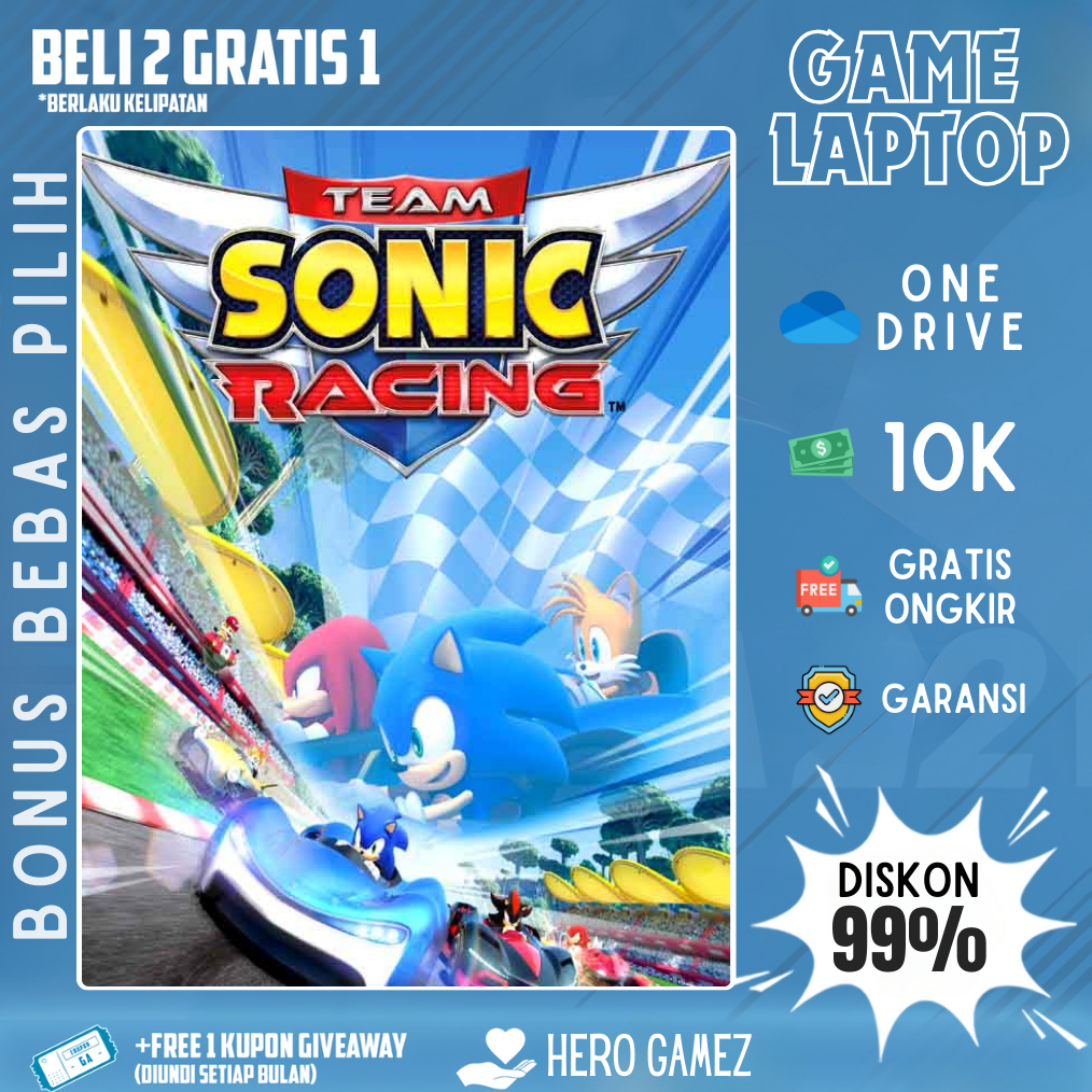 Jual Team Sonic Racing - LINK DOWNLOAD - GAME PC - GAME LAPTOP - GAME ...