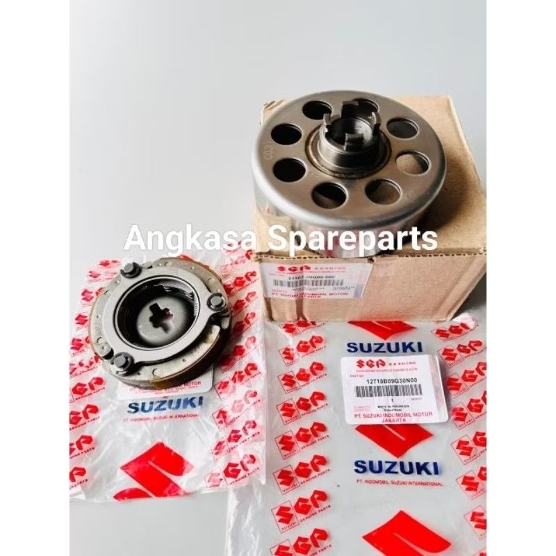Jual Mangkok Ganda + Kampas Ganda Assy Suzuki Smash 110 Lama Smash New Smash Titan Shogun 125 ...