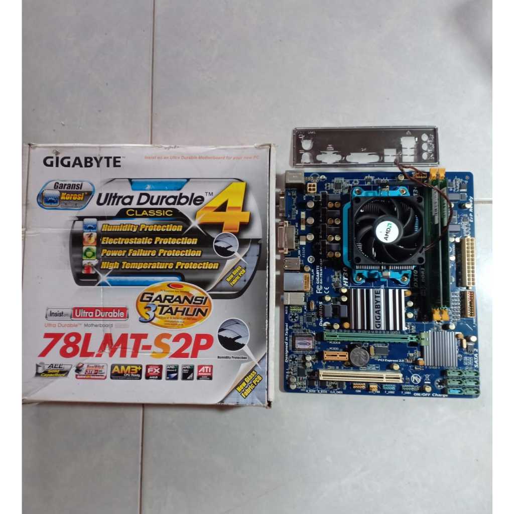 Jual MOTHERBOARD GIGABYTE GA 78LMT S2p | Shopee Indonesia