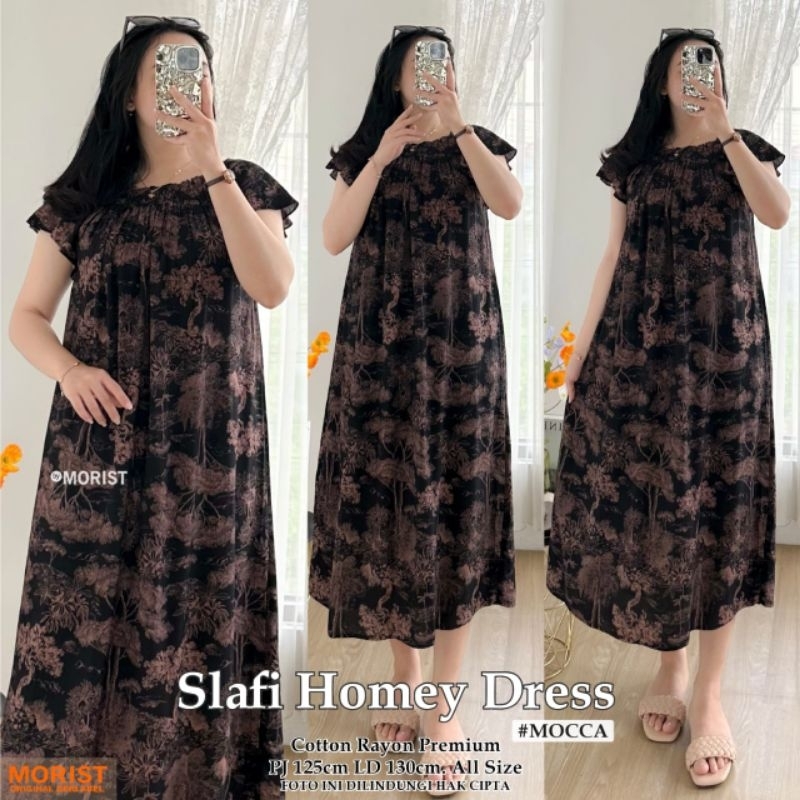 Jual Slafi Homey Dress • Riafi Homey Dress • Original Morist • | Shopee ...