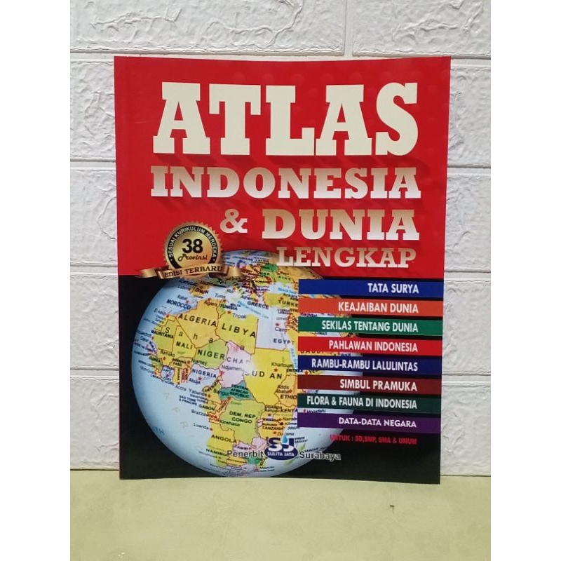 Jual Atlas Terbaru 38 provinsi Indonesia - Dunia | Shopee Indonesia